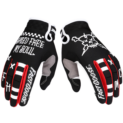 Велоперчатки Kapvoe Спортивные велосипедные перчатки Kapvoe, размер M, черный, красный