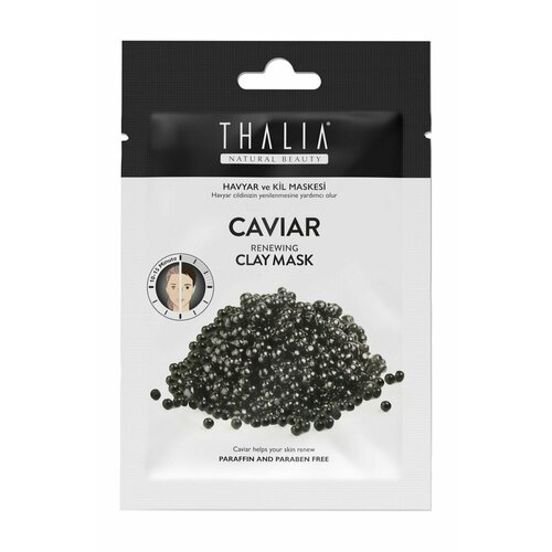 Восстанавливающая глиняная маска для лица с экстрактом икры / Thalia Natural Beauty Caviar Renewing Clay Mask