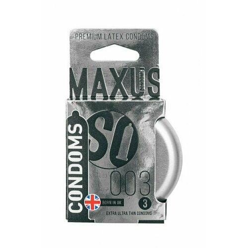 Презервативы Maxus тонкие в железном кейсе №3