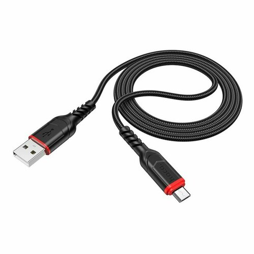 Дата-кабель Hoco X59 USB-MicroUSB, 1 м, черный