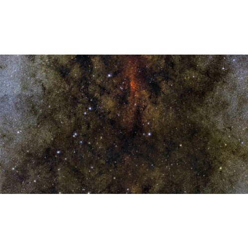 Картина на холсте 60x110 LinxOne "Космос, звезды, планеты" интерьерная для дома / на стену / на кухню / с подрамником