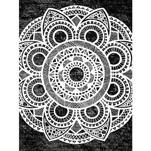 Плакат, постер на бумаге Mandala/Мандала/искусство/арт/абстракция/творчество. Размер 60 х 84 см