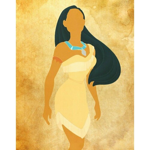 Плакат, постер на бумаге Pocahontas/Покахонтас/. Размер 21 х 30 см