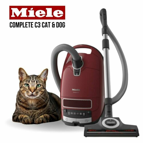 Пылесос Miele Complete C3 Cat & Dog Flex PowerLine, красный