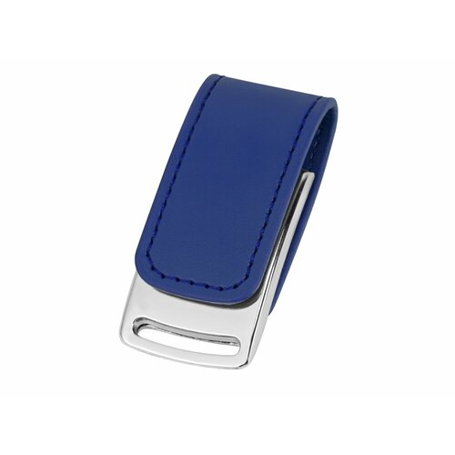 Флеш-карта USB 2.0 16 Gb с магнитным замком "Vigo", синий/серебристый