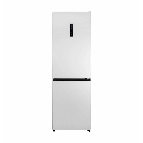 Отдельностоящий двухкамерный холодильник LEX RFS 204 NF WH белый, полный NoFrost