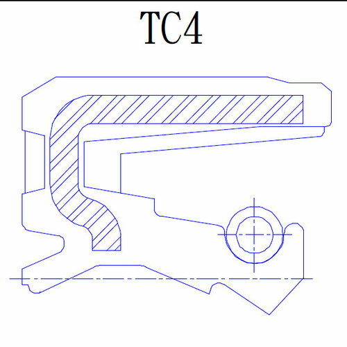 Сальник для стиральной машины (манжета арм.) 35x76x10/14 TC4 NBR-70