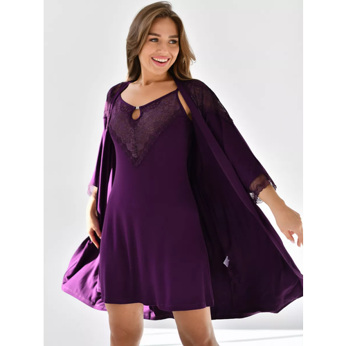 Комплект  Текстильный Край, размер 52, фиолетовый