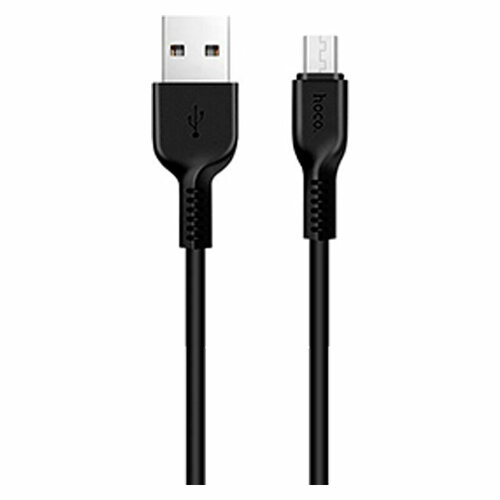 Дата-кабель универсальный MicroUSB Hoco X20 (2 метра) (черный)