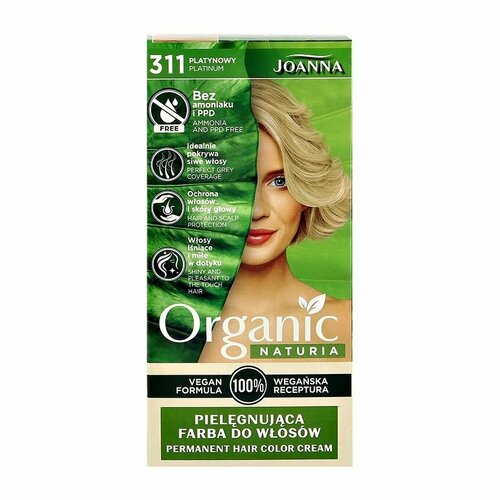 Краска для волос JOANNA ORGANIC NATURIA (тон 311) платиновый