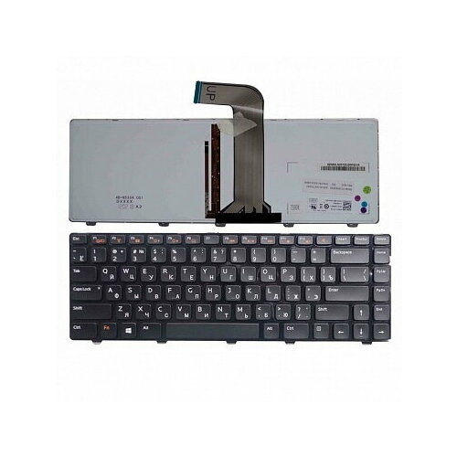 Клавиатура для ноутбука Dell Inspiron 14R, 3520, 5420, 5520, L502X, M5040, черная, с подсветкой