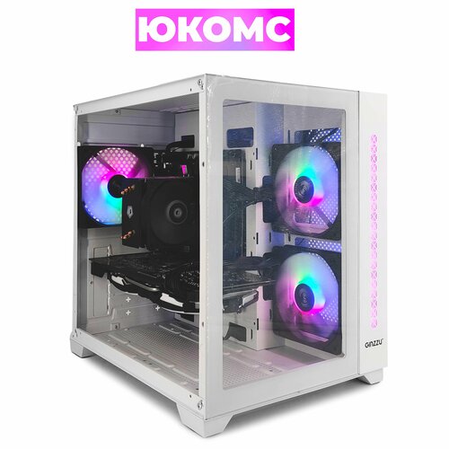 Игровой PC юкомс Core i5 13600KF, RX 6800 XT 16GB, HDD 1TB, SSD 1TB, 16GB DDR4, БП 600W, win 10 pro, White cube case