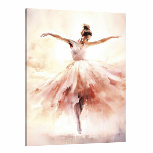 Интерьерная картина 50х70 "Балерина в действии"