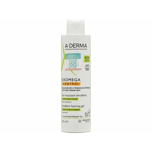 Смягчающий пенящийся гель для сухой кожи A-Derma EXOMEGA CONTROL