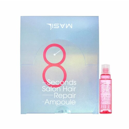 MASIL 8 SECONDS SALON HAIR REPAIR AMPOULE Протеиновая маска-филлер для поврежденных волос 15мл*20