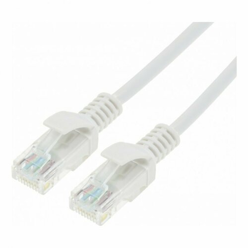 Кабель CAT-6E RJ-45 (патч-корд) 5 м, белый