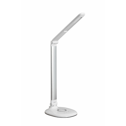 Настольный светильник (белый /серебро) 9W LED с функцией ночника, регулировкой температуры света и яркости