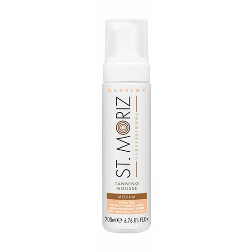 Автобронзант-мусс для тела St. Moriz Professional Tanning Mousse Medium