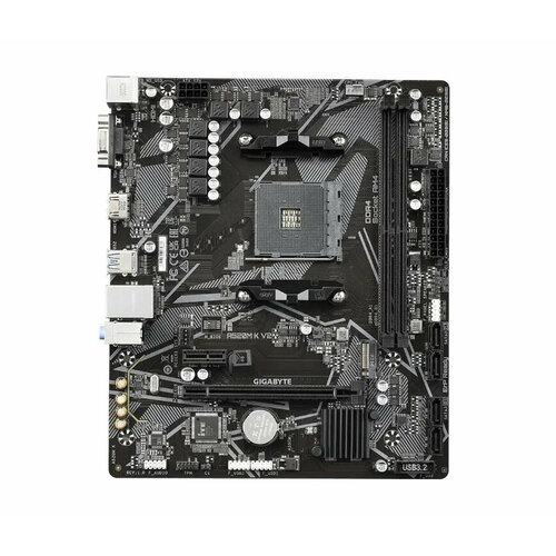 Материнская плата Gigabyte A520M K V2 (SocketAM4, AMD A520, mATX,2DDR4, M.2, PCI-E16, PCI-E, HDMI, VGA, PC5100)