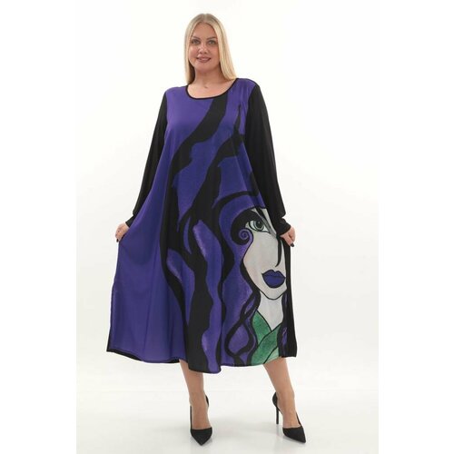 Платье Zedd Plus, размер 4XL, фиолетовый