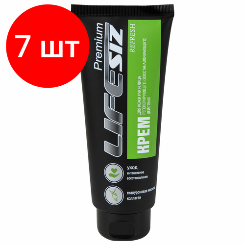Комплект 7 шт, Крем регенерирующий 100 мл LIFESIZ питание, восстановление после воздействия химических веществ