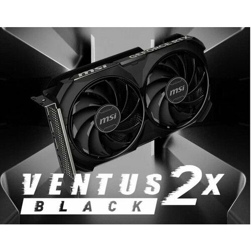 Видеокарта MSI NVIDIA GeForce RTX 4060 VENTUS 2X BLACK 8G OC