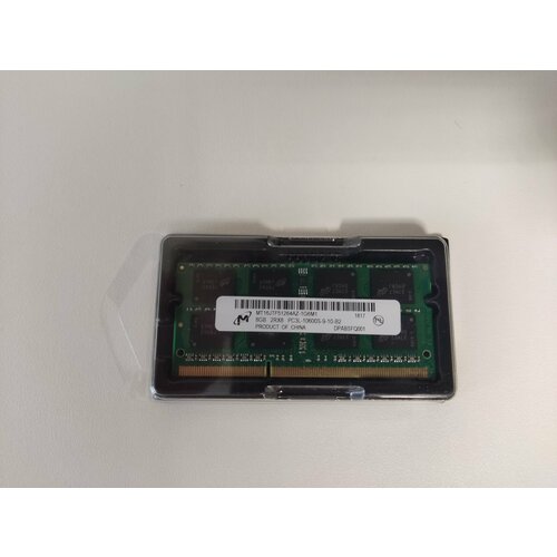 Оперативная память Micron DDR3L 8Gb 1333 MHz 1.35V SODIMM для ноутбуков 1x8 ГБ, MT16JTF51264AZ-1G6M1