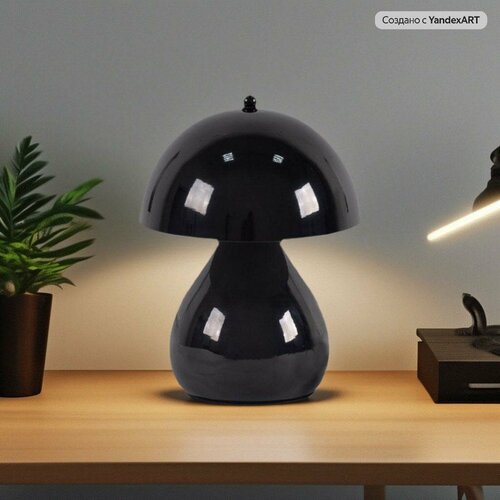 Настольный светодиодный светильник "LED Light", интерьерная лампа, торшер, цвет Черный, D 20