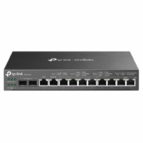 TP-Link ER7212PC Гигабитный VPN-маршрутизатор Omada с портами PoE+ и контроллером