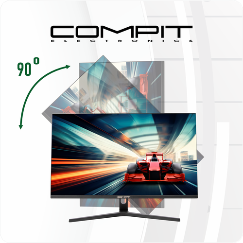 Комплект Монитор COMPIT !4K! 27" IPS с дополнительной вращающейся подставкой HA2705 Series I 3840х2160 4К 60Гц type c, led индикация, rotate stand