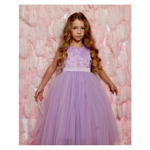 Платье KROLLY, размер 98/104, фиолетовый