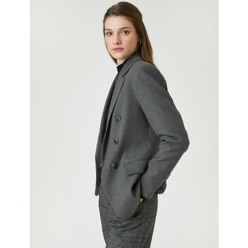 Пиджак KOTON, размер 38, серый