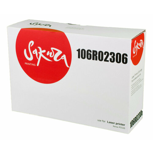 4 шт. Картридж лазерный Sakura 106R02306 черный 11000 стр. для Xerox (SA106R02306)