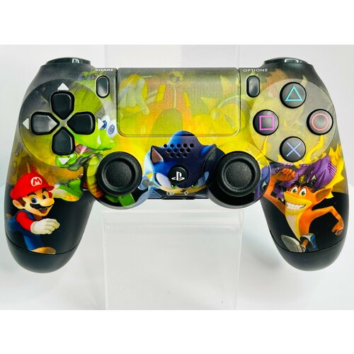 Джойстик PS4 Кастомный Sonik Mario Геймпад