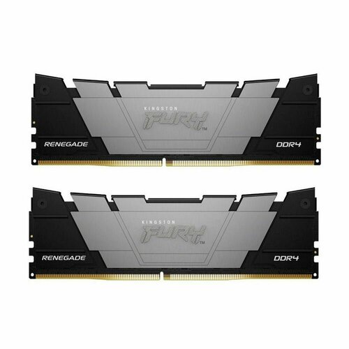 Память DDR4 2x32GB 3200MHz Kingston KF432C16RB2K2/64 Fury Renegade Black RTL PC4-25600 CL16 DIMM 288-pin 1.35В dual rank Ret
