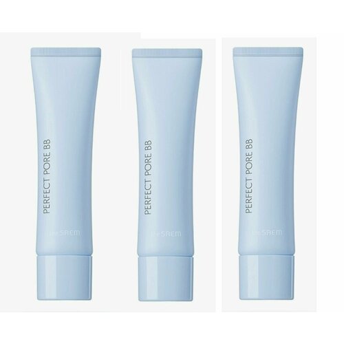 THE SAEM Крем ББ для лица с расширенными порами Saemmul Perfect Pore BB 01 Light Beige, 30 мл - 3 штуки