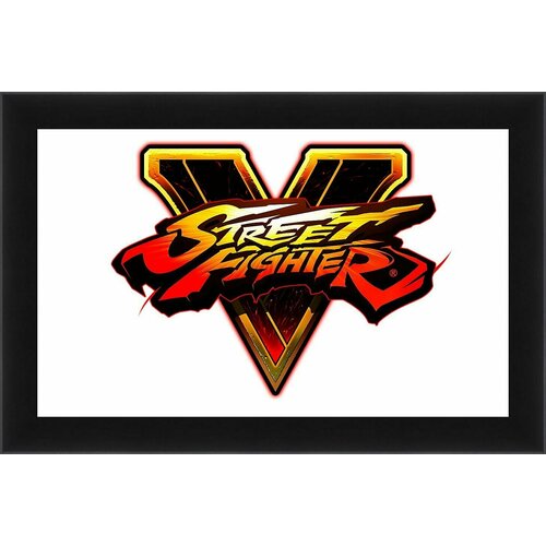 Плакат, постер на бумаге Street Fighter V. Размер 42х60 см