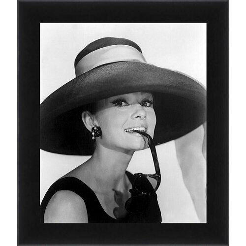 Плакат, постер на бумаге Audrey Hepburn-Одри Хепберн. Размер 60 х 84 см
