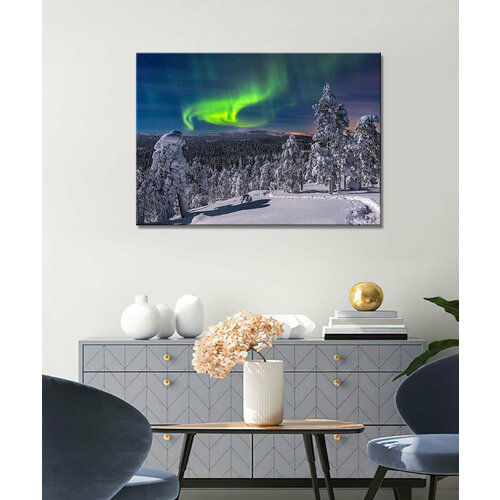 Картина/Картина на холсте для интерьера/Картина на стену/Картина для кухни/ -Финляндия природа (6) 40х60