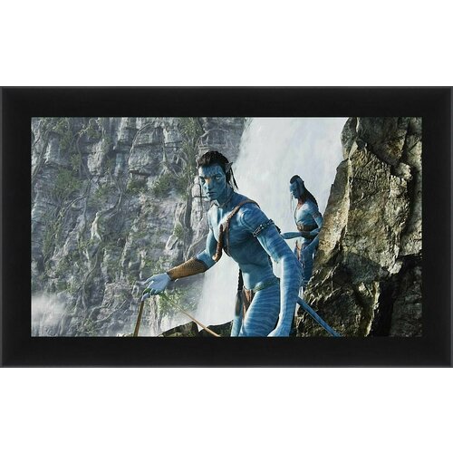Плакат, постер на холсте Аватар. Avatar. Размер 21 х 30 см