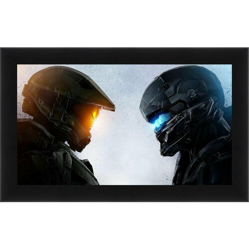Плакат, постер на холсте Halo 5: Guardians. Размер 60х84 см