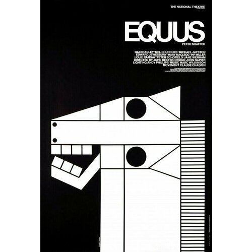 Плакат, постер на бумаге Equus/Эквус. Размер 21 х 30 см