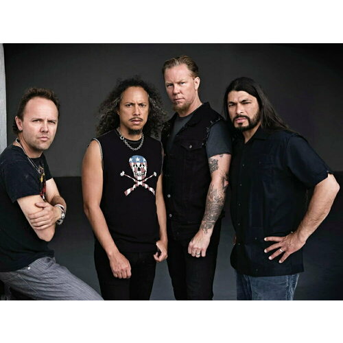 Плакат, постер на бумаге Metallica/Металлика/музыкальные/поп исполнитель/артист/поп-звезда/группа. Размер 30 на 42 см