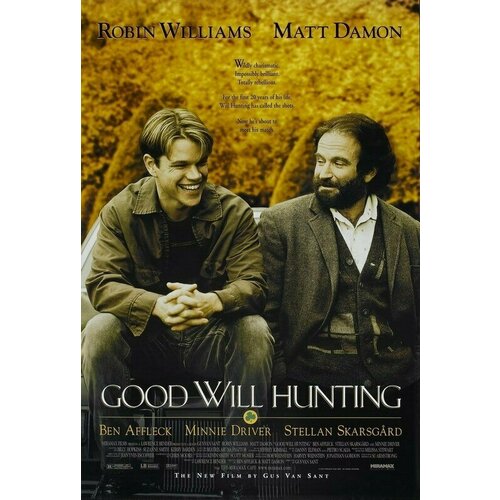 Плакат, постер на бумаге Умница Уилл Хантинг (Good Will Hunting), Гас Ван Сент. Размер 30 х 42 см