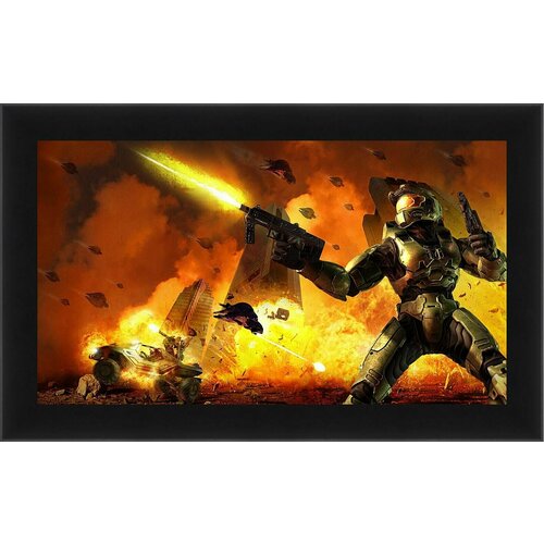 Плакат, постер на холсте Halo 2. Размер 42 х 60 см