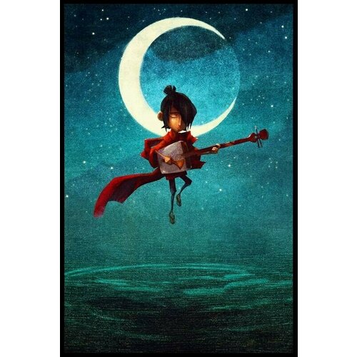 Плакат, постер на бумаге Кубо. Легенда о самурае (Kubo and the Two Strings), Трэвис Найт. Размер 42 х 60 см