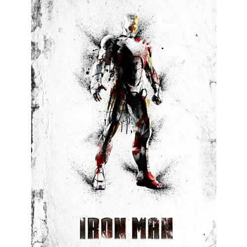 Плакат, постер на бумаге Avengers DC Collection : Iron Man/Железный человек/искусство/арт/абстракция/творчество. Размер 30 на 42 см