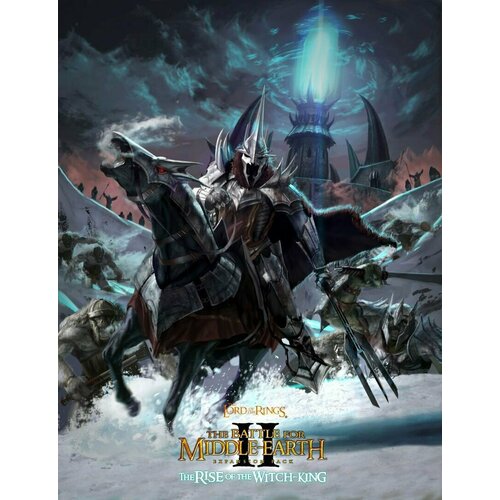 Плакат, постер на холсте Tolkien-the Battle for Middle-Earth/Битва за Средиземье. Размер 30 на 42 см