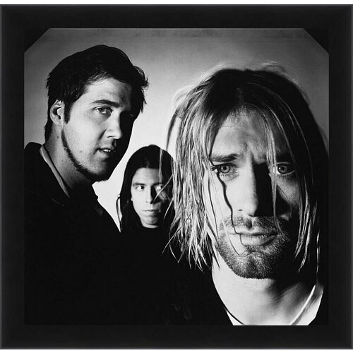 Плакат, постер на холсте Нирвана (Nirvana). Размер 30 х 42 см