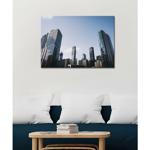 Картина/Картина на холсте для интерьера/Картина на стену/Картина для кухни/ -Австралия небоскребы 11 20х30